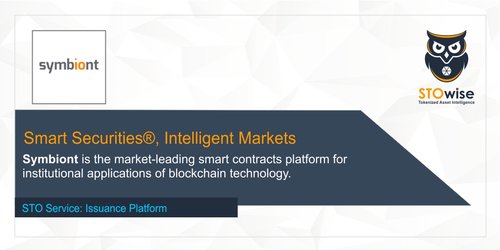 Symbiont - Security Token Service Provider - STOwise